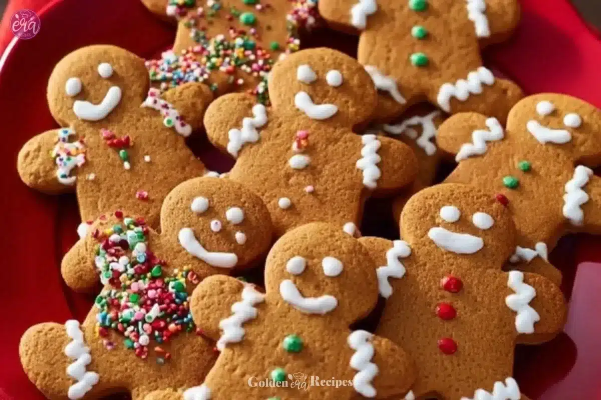 Soft & Chewy Gingerbread Men Cookies Easy Recipe in 40 Minute