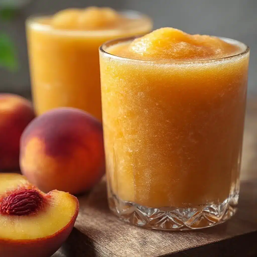 Frozen Peach Lemonade Recipe – The Ultimate Summer Slushie