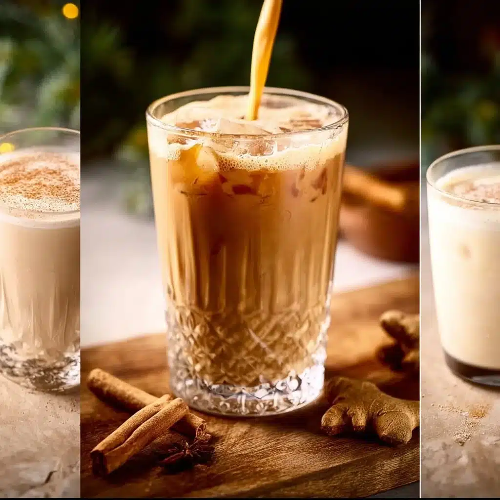 Iced Gingerbread Oat Milk Chai Tea Latte