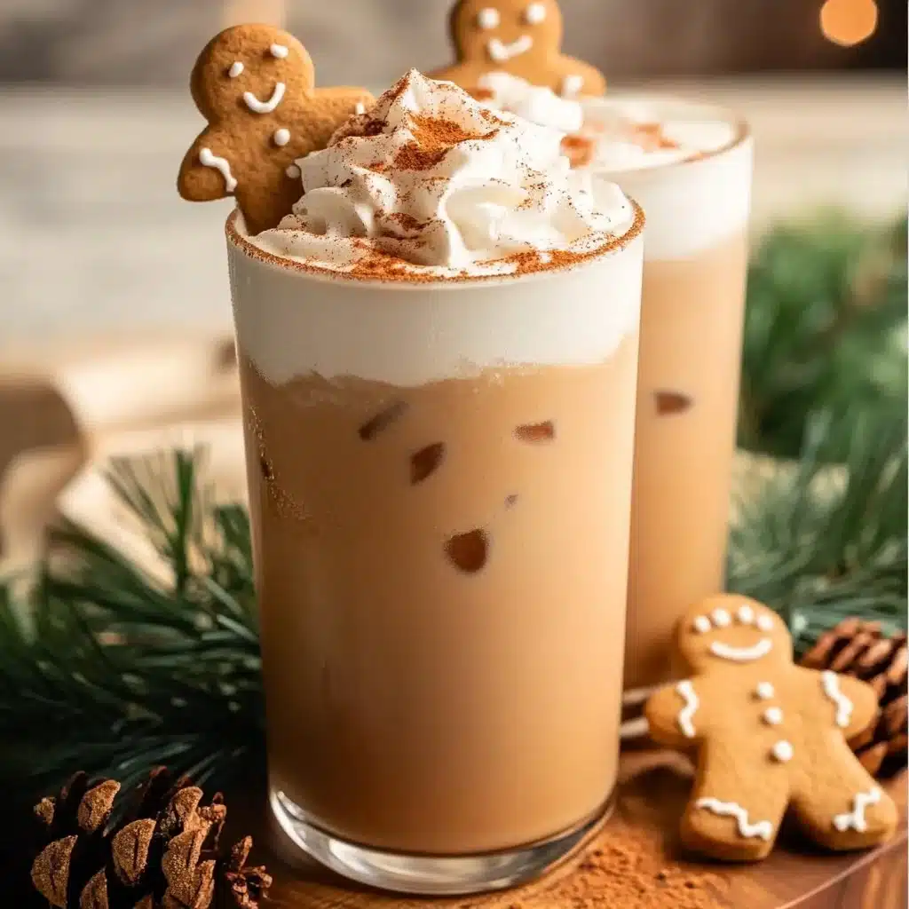 Iced Gingerbread Oat Milk Chai Tea Latte