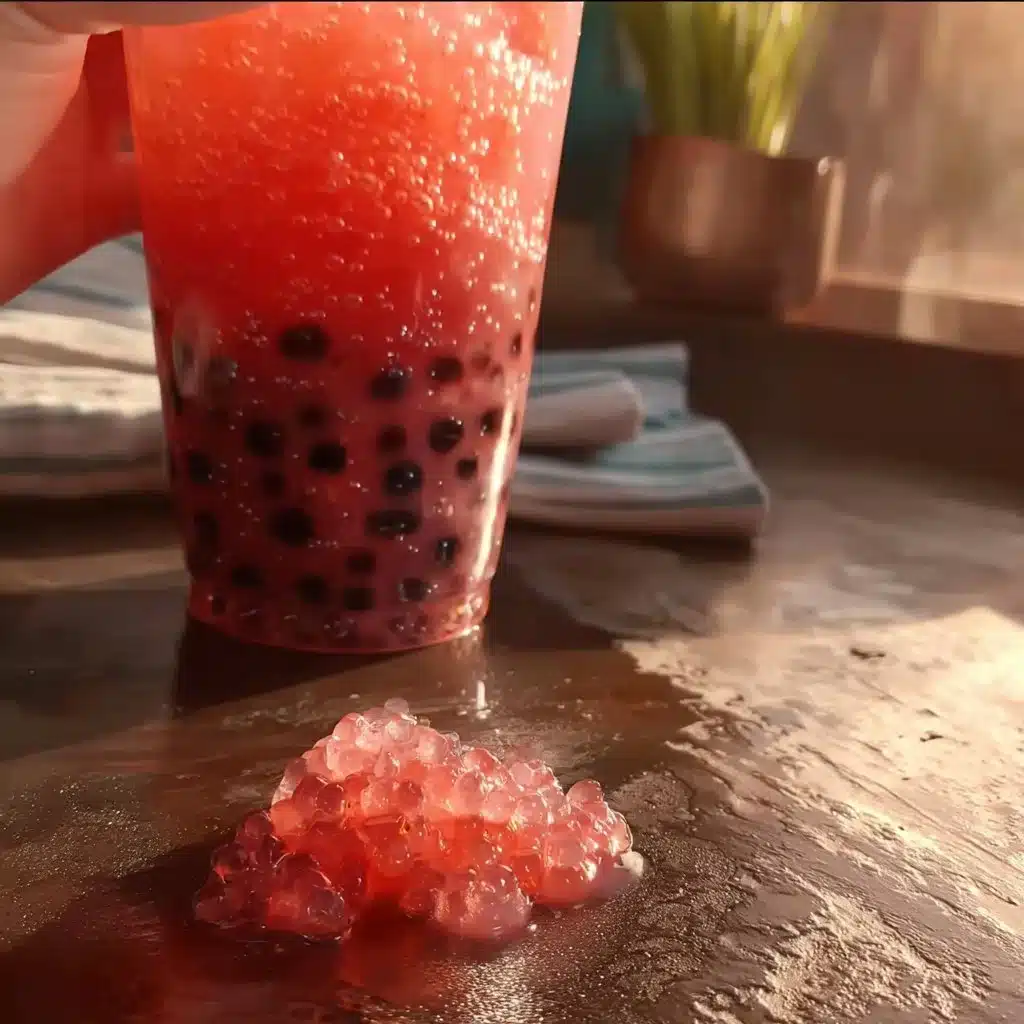 Strawberry Popping Boba